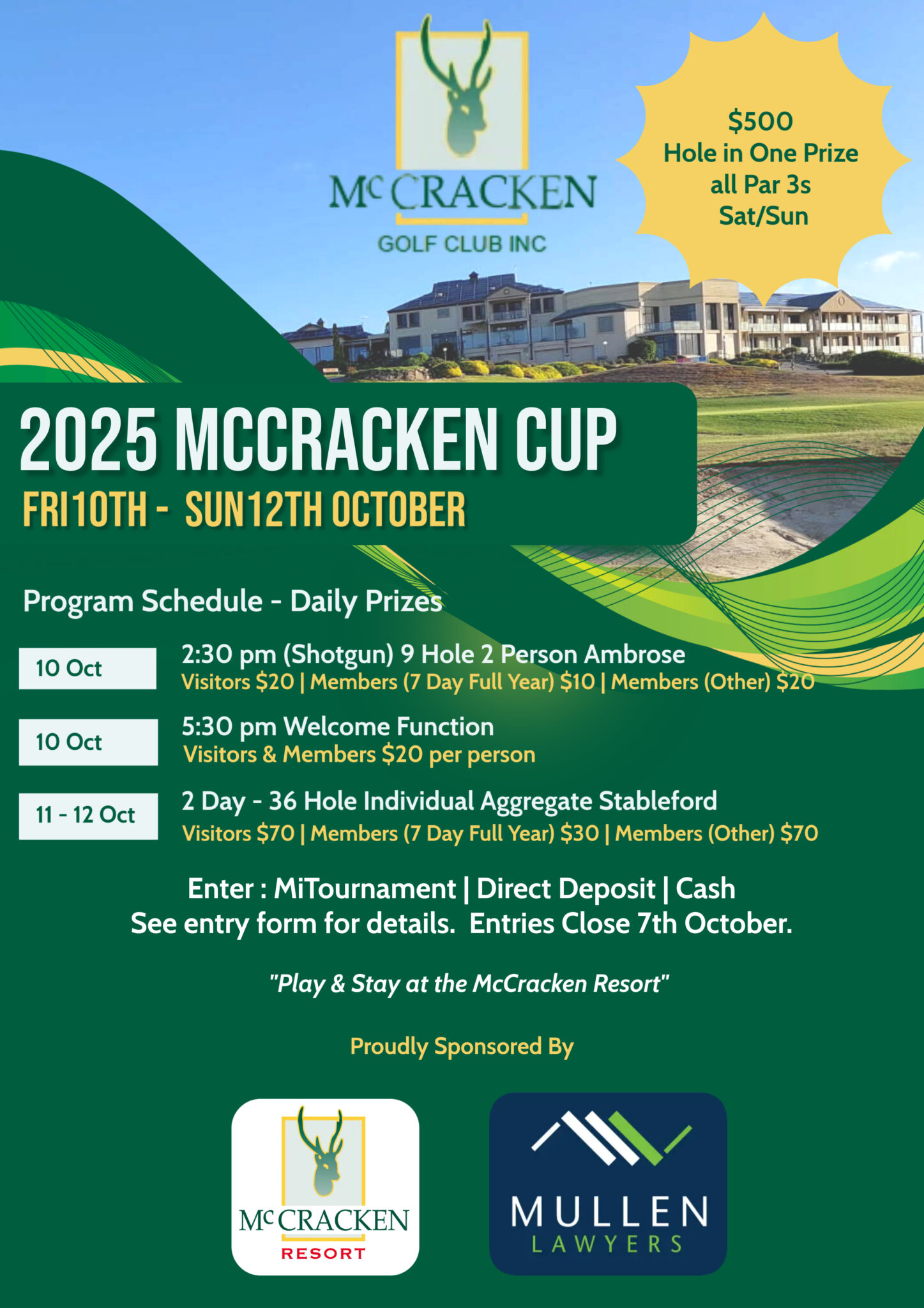 2025 McCracken Cup - McCracken Golf Club